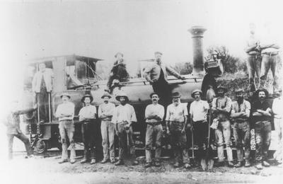 Construction gang - Te Awamutu Museum