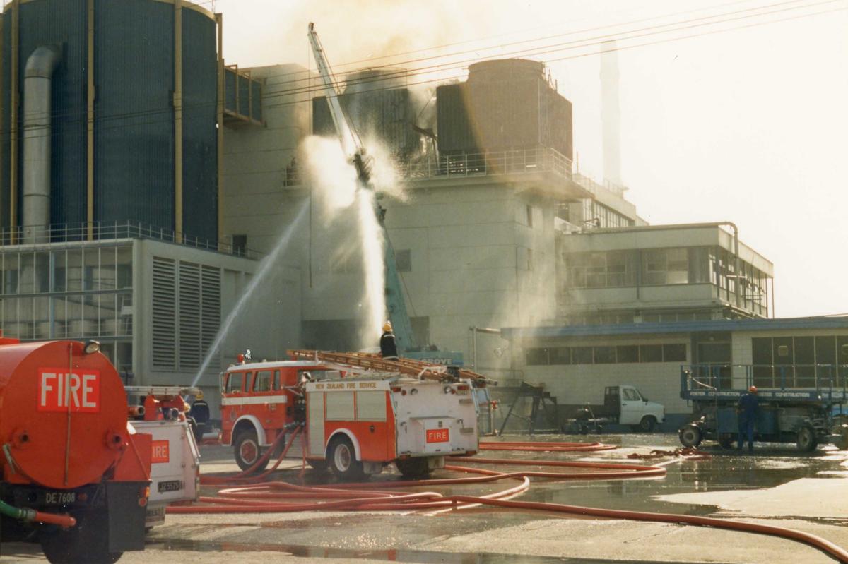 Dairy Factory fire - Te Awamutu Museum