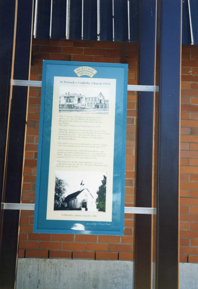 Heritage Trail Sign - Te Awamutu Museum