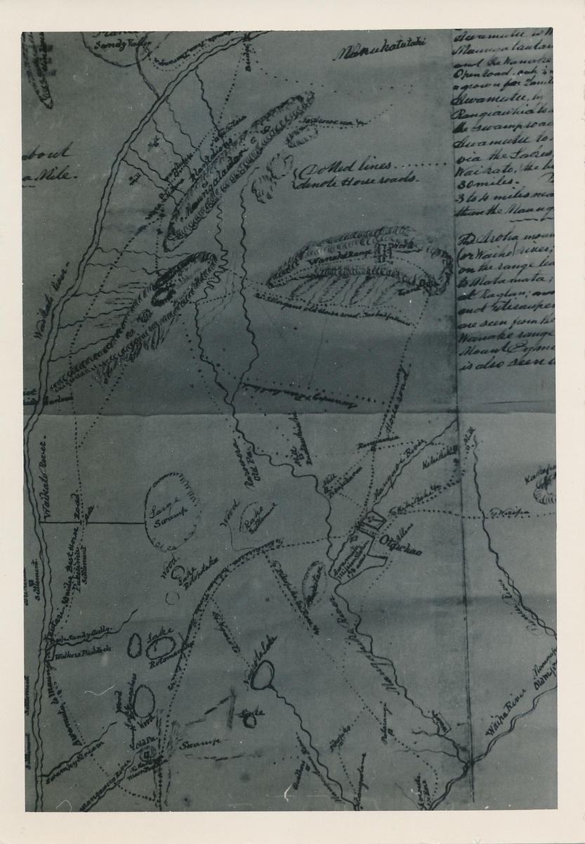 Plan of Tracks - Te Awamutu Museum