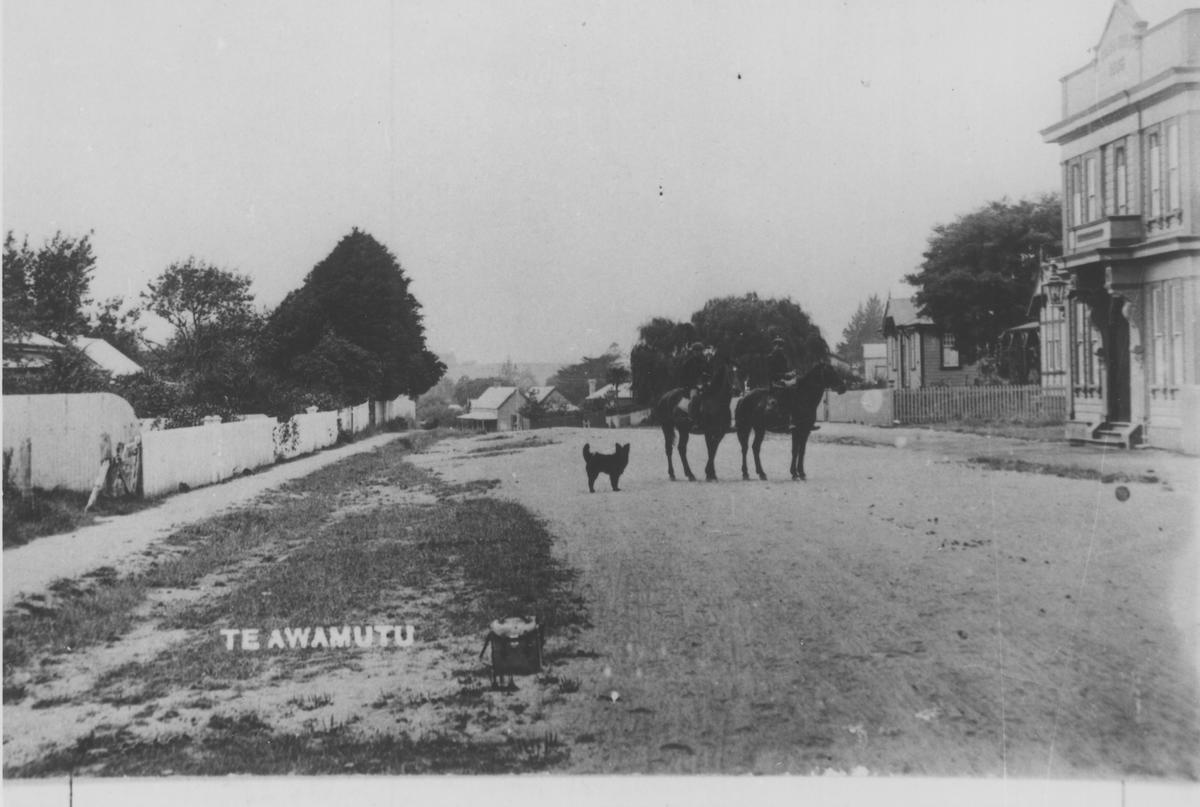 Te Awamutu Post card - Te Awamutu Museum