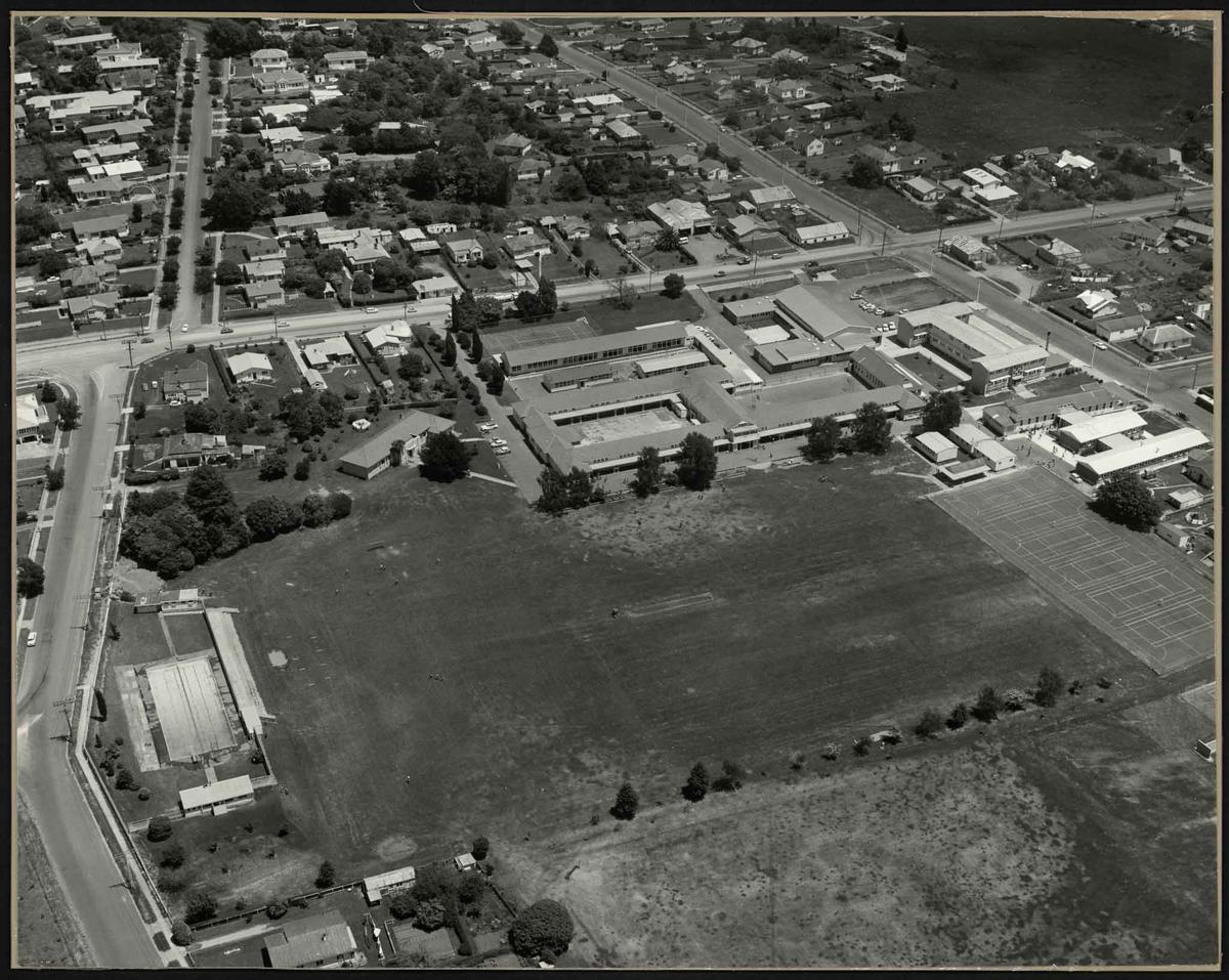 Te Awamutu Aerial Photograph - Te Awamutu Museum